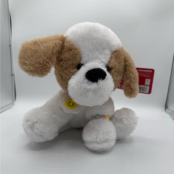 Russ | Toys | Russ Tan And White Stuffed Animal Dog New With Tags ...